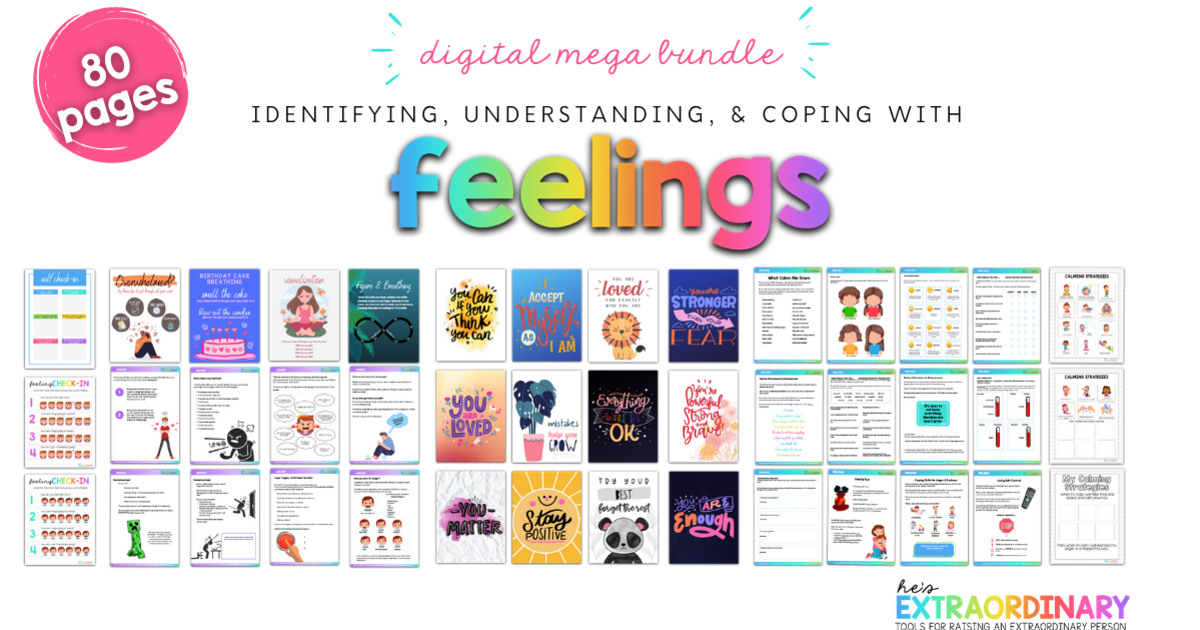 Understanding & Coping With Feelings - Printable Mega Bundle