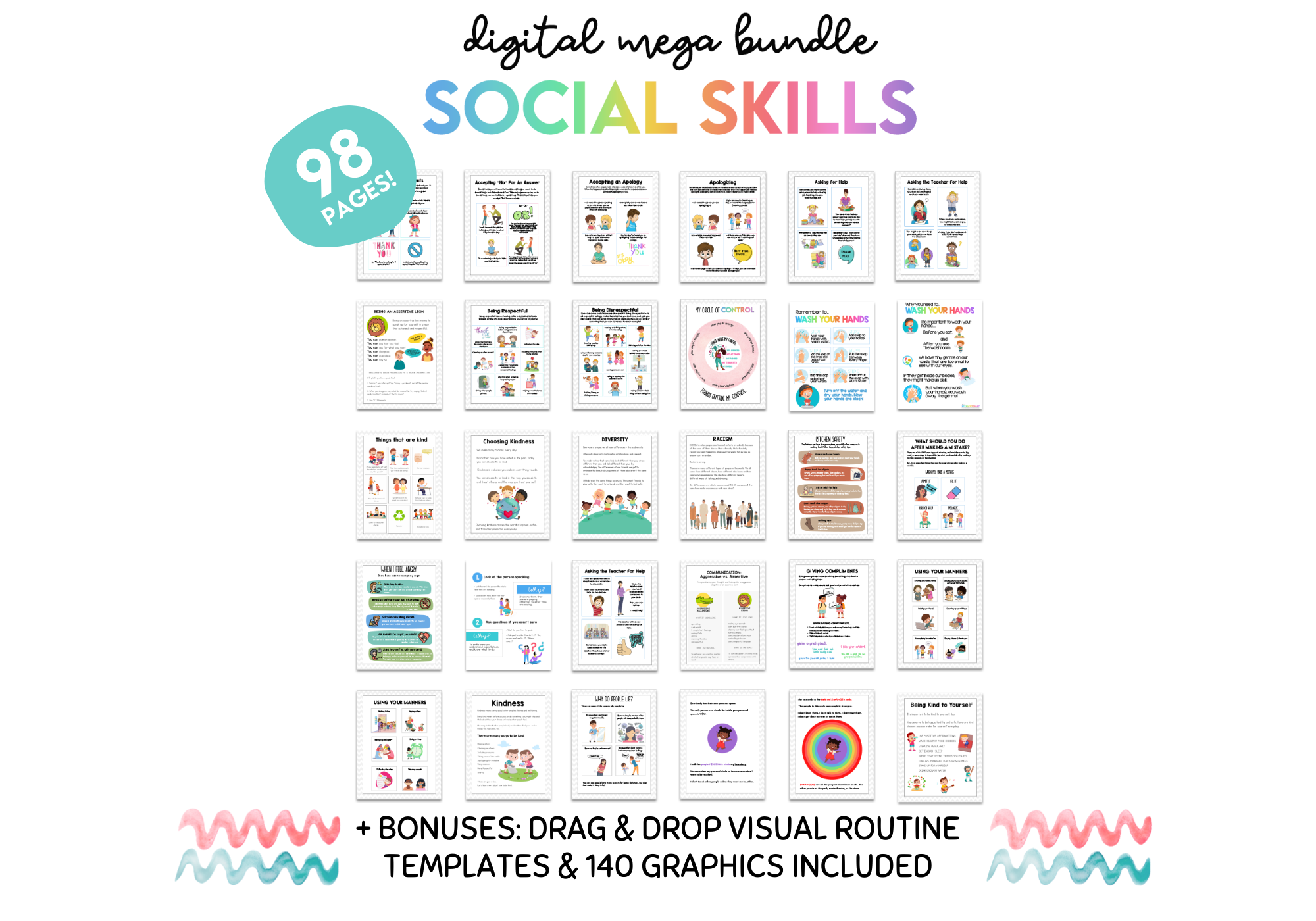 SocialStars! - Digital Mega Bundle of Social Skill Tools
