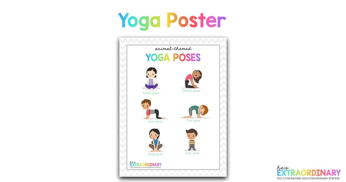 Kids Yoga Pose Cards