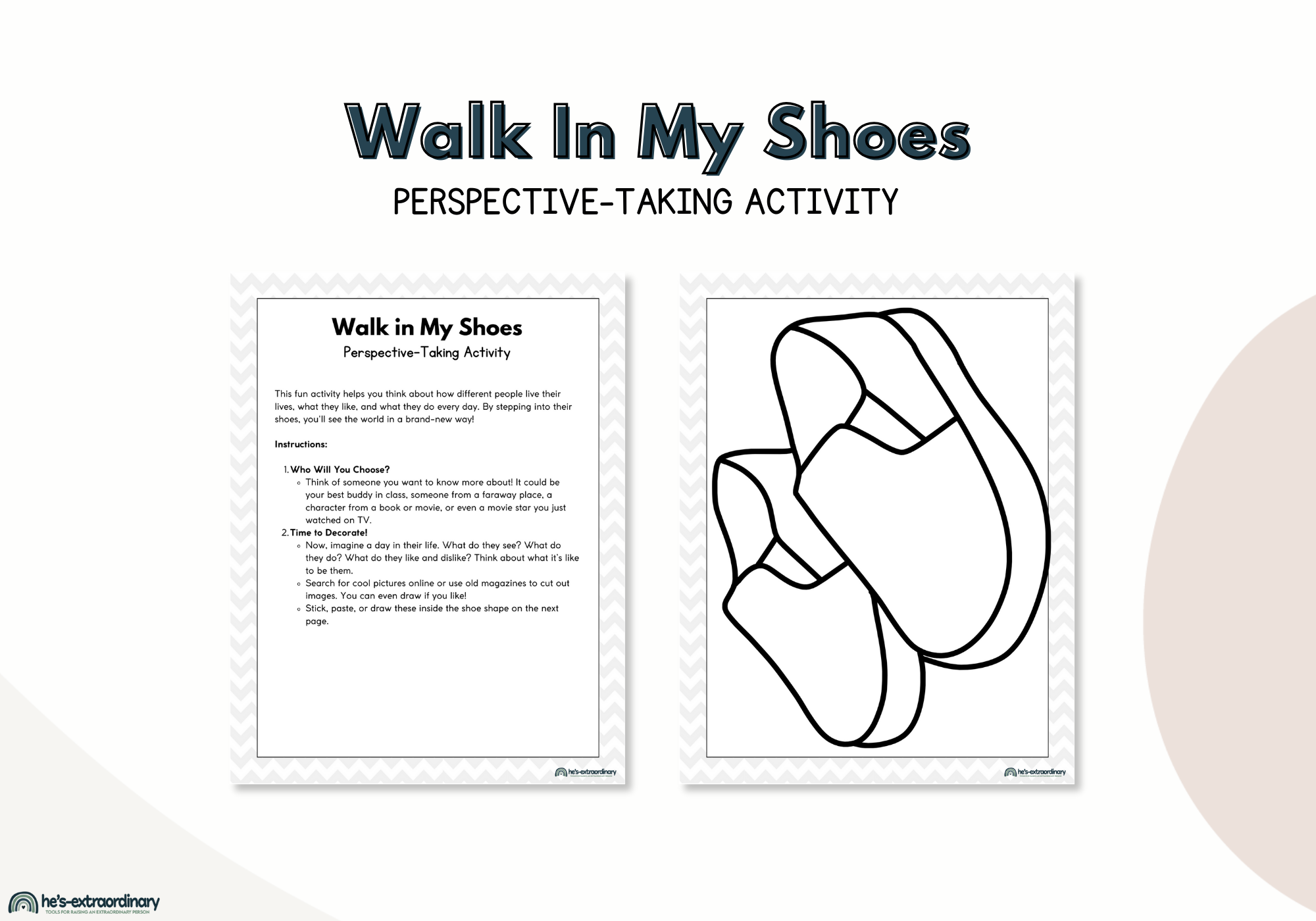 Walk In My Shoes - Perspective Taking Activity