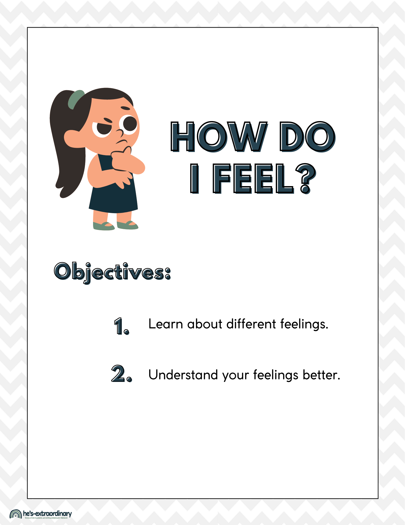 How Do I Feel? Emotions Work Booklet